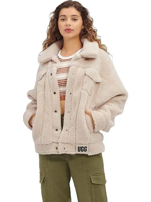 UGG Frankie Sherpa Trucker Jacket - Tan