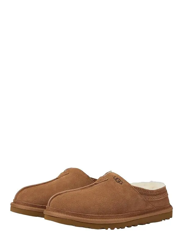 UGG Neuman Suede Slip-on Clogs - Khaki