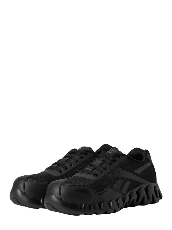 REEBOK Zig Pulse Eh Comp Toe Athletic Sneakers - Black
