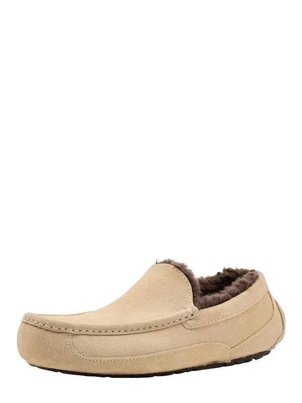 UGG Ascot Suede Slippers - Beige