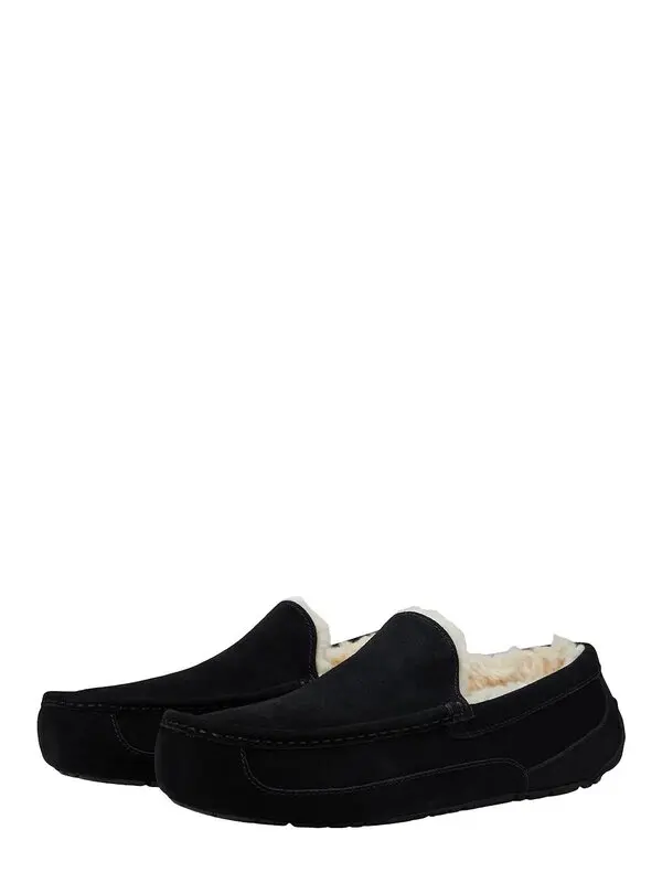 UGG Ascot Suede Slippers - Black