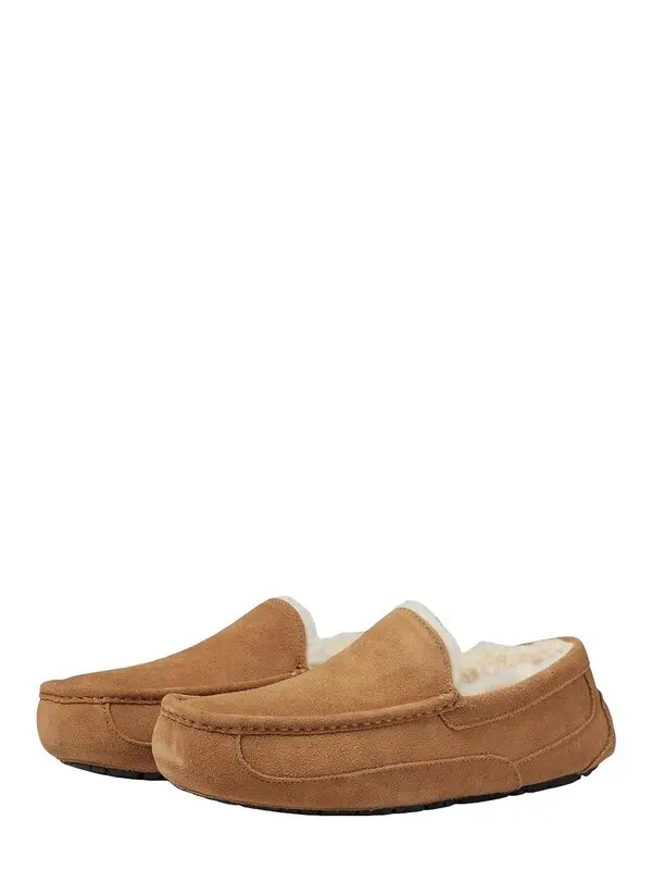UGG Ascot Suede Slippers - Brown