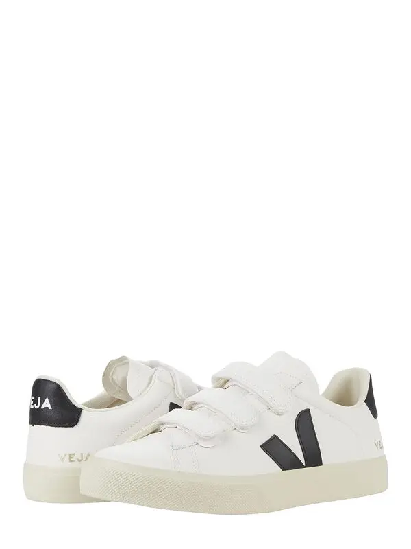 VEJA Recife Logo Low-top Sneakers With Hook And Loop Straps - White