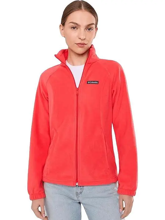 Columbia Benton Springs Full Zip Fleece Jacket - Red