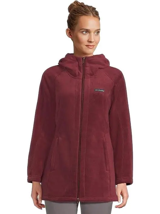Columbia Benton Springs Ii Long Hoodie Coat - Red