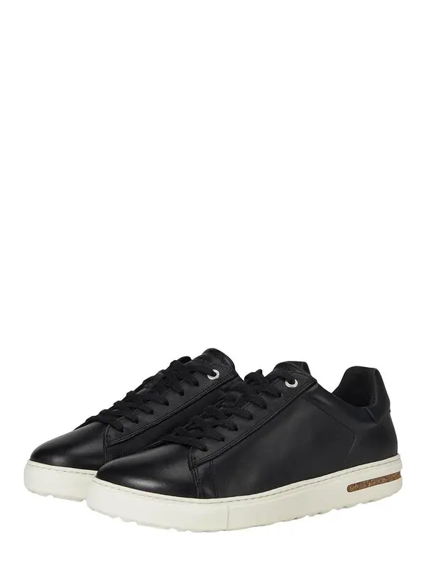 BIRKENSTOCK Bend Leather Lace-up Sneakers - Black