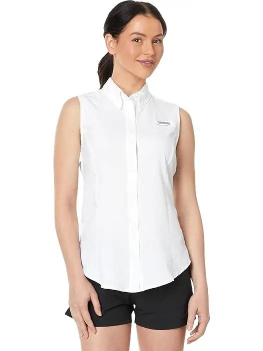 Columbia Tamiami Sleeveless Shirt - White