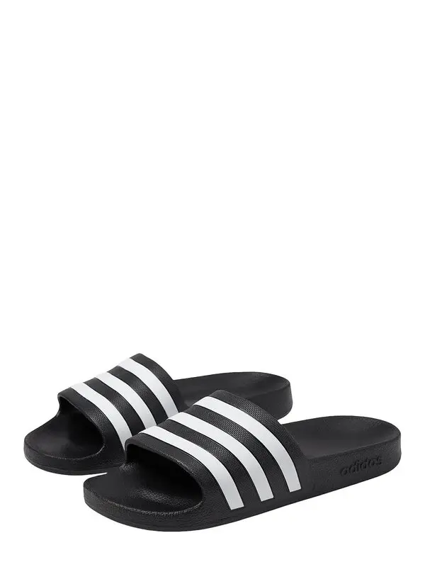 Adidas Adilette Aqua Slides - Black