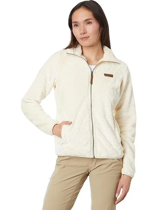 Columbia Fire Sidetm Ii Sherpa Full Zip Fleece Jacket - White