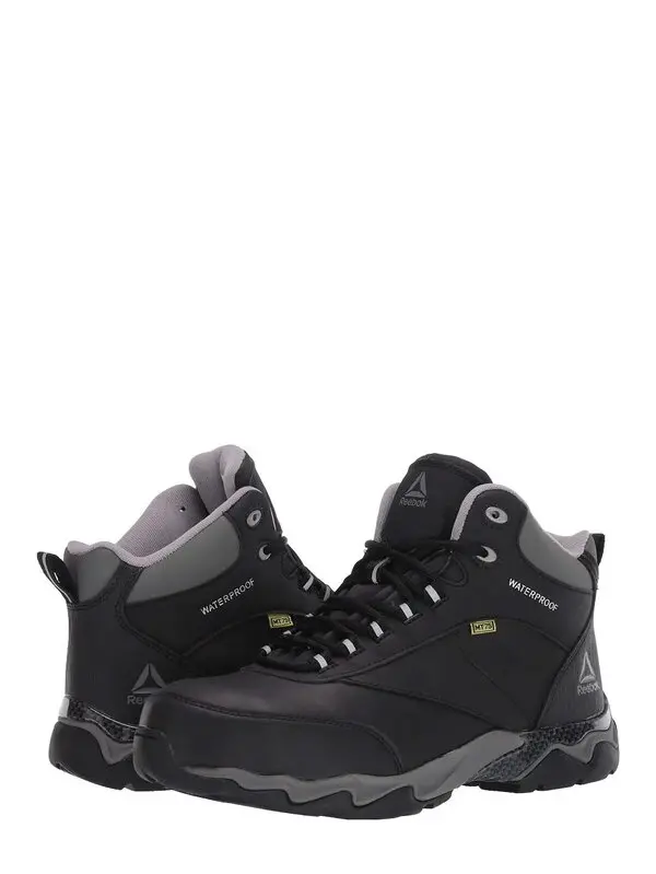 REEBOK Beamer Waterproof Leather Hiker Boots - Black