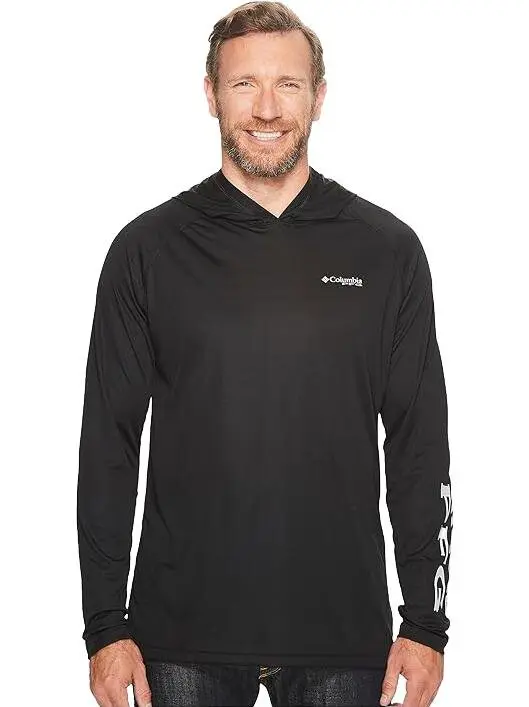 Columbia Big Tall Terminal Tackle Hoodie Sweatshirt - Black