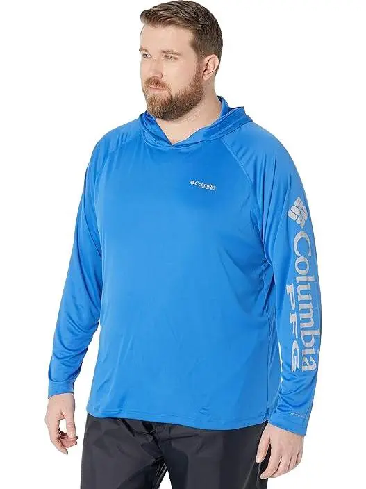 Columbia Big Tall Terminal Tackle Hoodie Sweatshirt - Gray