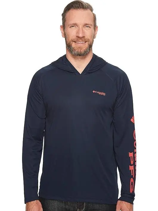 Columbia Big Tall Terminal Tackle Hoodie Sweatshirt - Navy