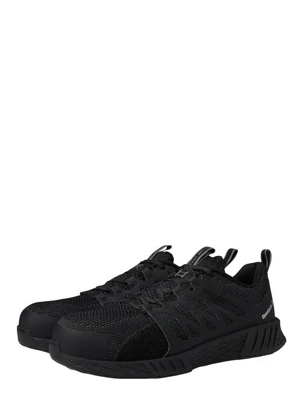 REEBOK Fusion Flexweave Eh Comp Toe Athletic Shoes - Black