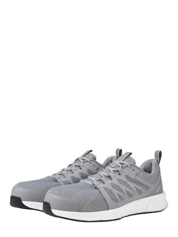 REEBOK Fusion Flexweave Eh Comp Toe Athletic Shoes - Gray
