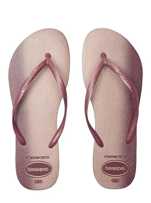 Havaianas Slim Glitter Flip Flop Sandal - Purple