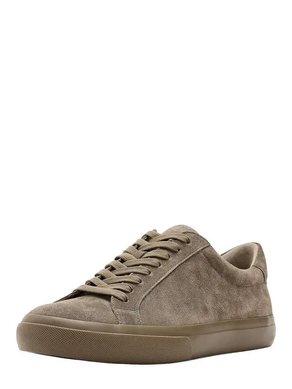 Vince Fulton Lace-up Suede Sneakers - Beige