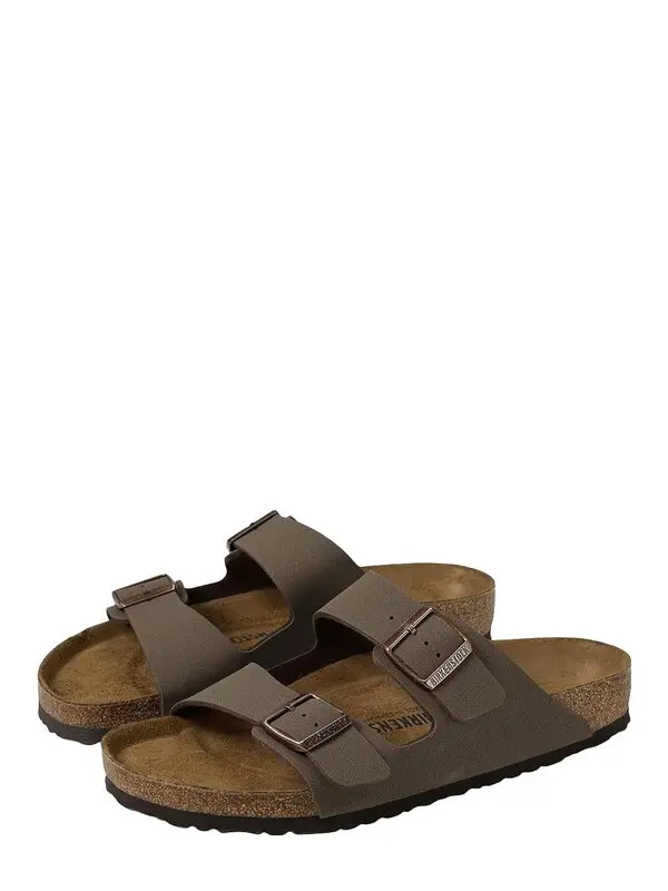 BIRKENSTOCK Arizona Birkibuc Sandals - Taupe
