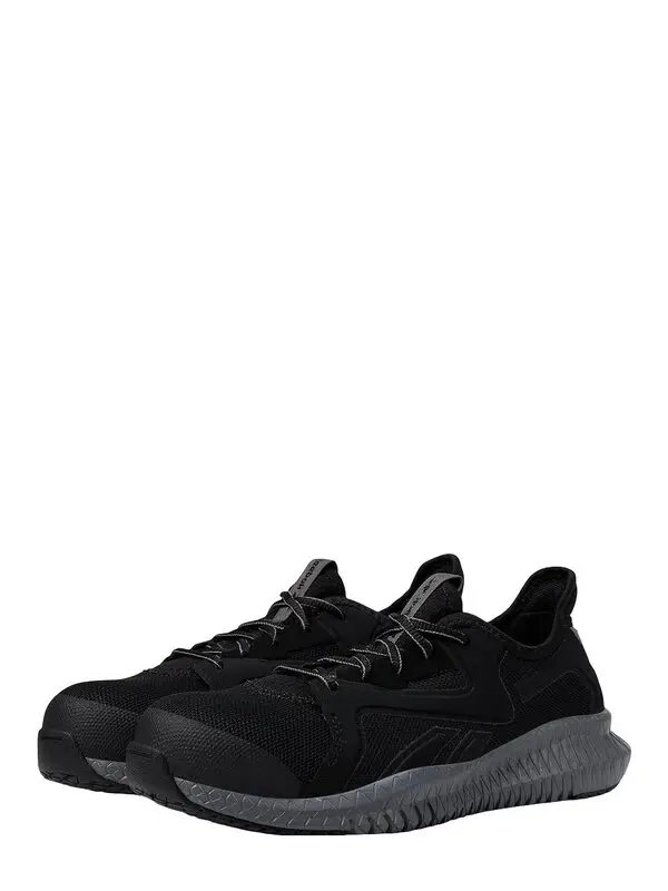 REEBOK Flexagon 3.0 Work Sd Athletic Safety Toe Sneakers - Black