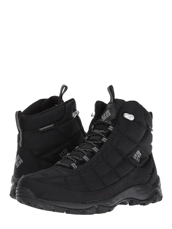 Columbia Firecamp Waterproof Lace-up Boots - Black