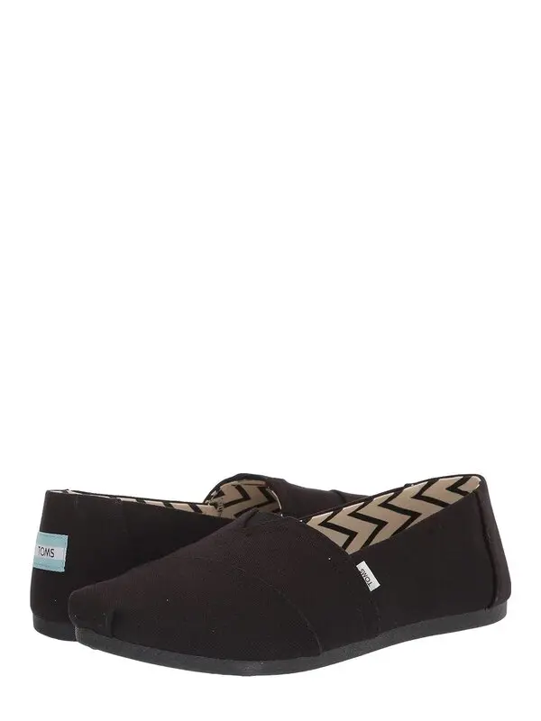 Toms Classic Alpargata Slip-on Shoes - Black