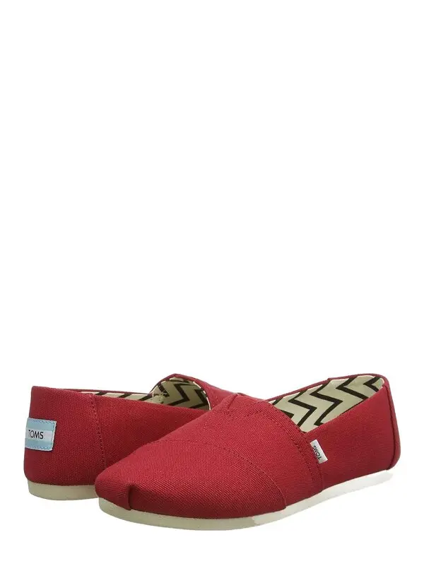 Toms Classic Alpargata Slip-on Shoes - Red