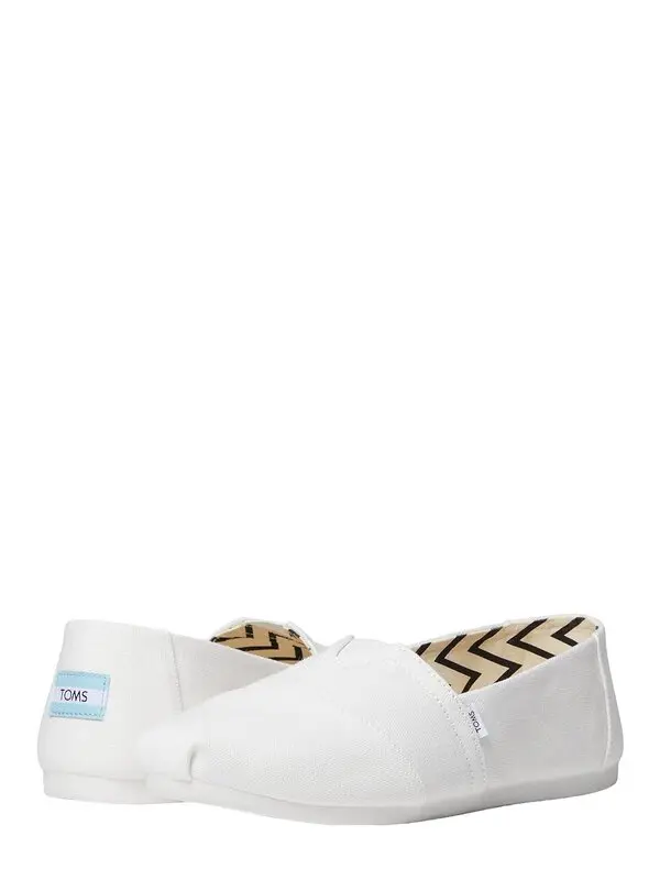 Toms Classic Alpargata Slip-on Shoes - White