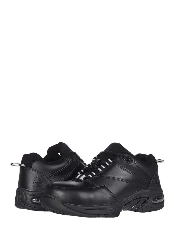 REEBOK Tyak Composite Toe Rb417 Leather Lace-up Sneakers - Black