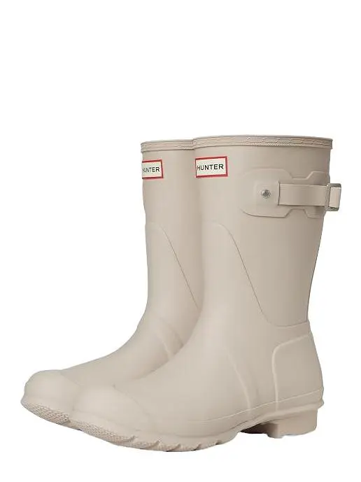Hunter Original Short Rubber Boots - Light Grey