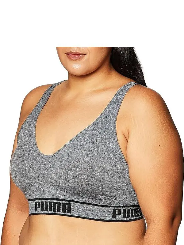 PUMA Seamless Sports Bra Bra /grey - Gray