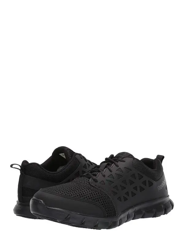 REEBOK Sublite Cushion Work Rb4035 Soft Toe Sd Shoes - Black