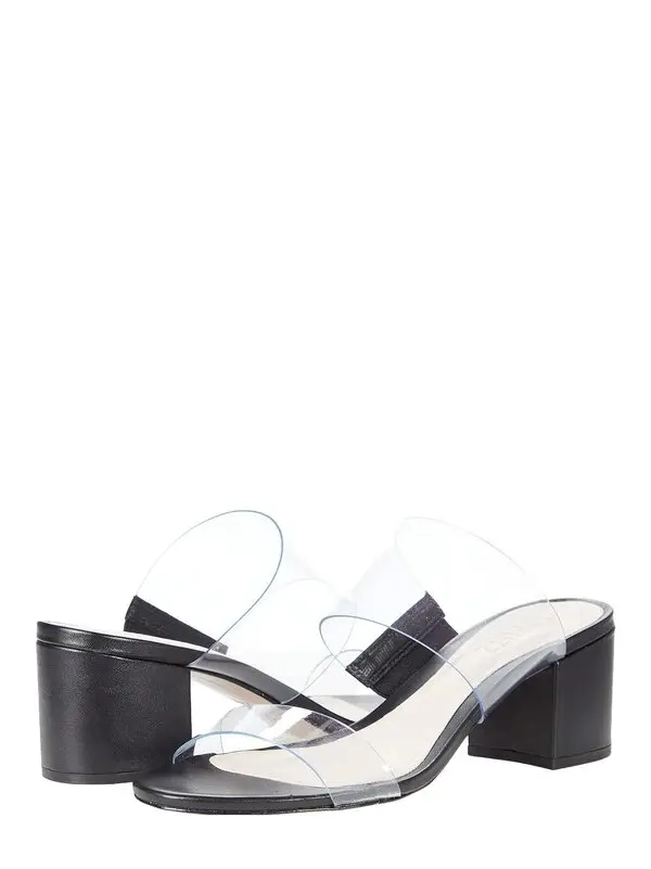 Schutz Victorie Mule Sandal - Transparente/black