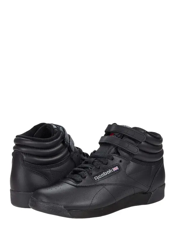 REEBOK Freestyle Hi High Top Sneakers - Black