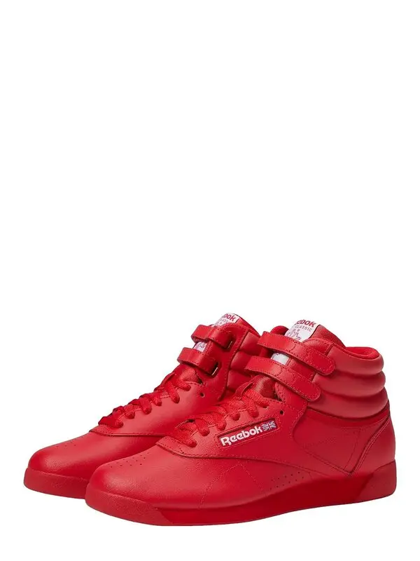 REEBOK Freestyle Hi High Top Sneakers - Red