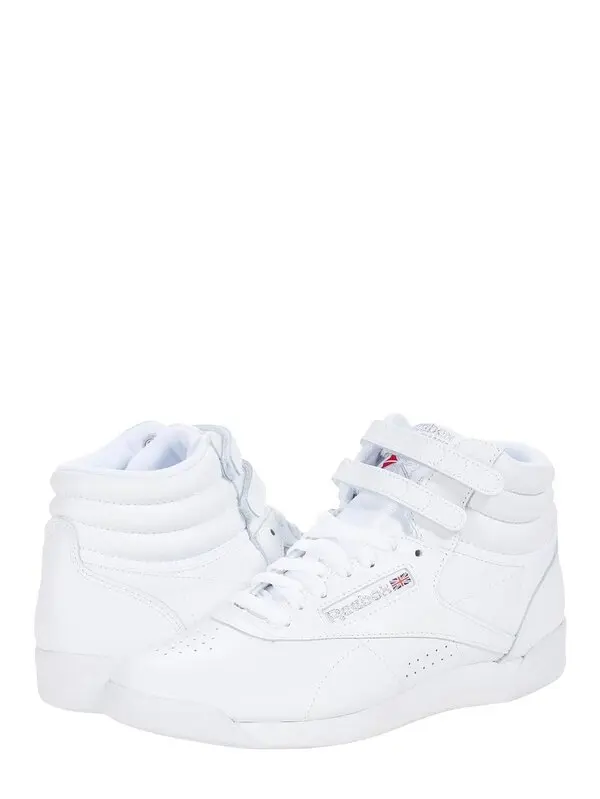 REEBOK Freestyle Hi High Top Sneakers - White