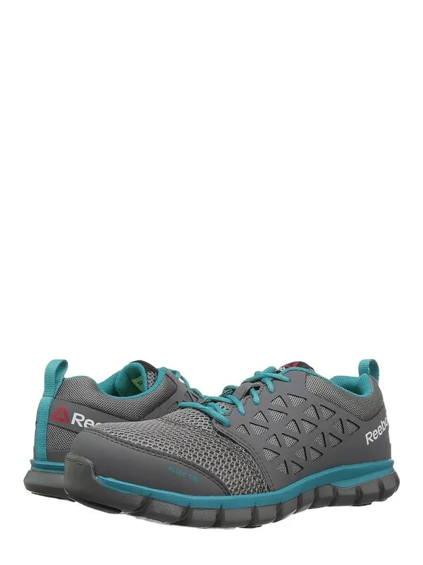 REEBOK Sublite Cushion Work Alloy Toe Sd Lace Up Athletic Shoes - Multi