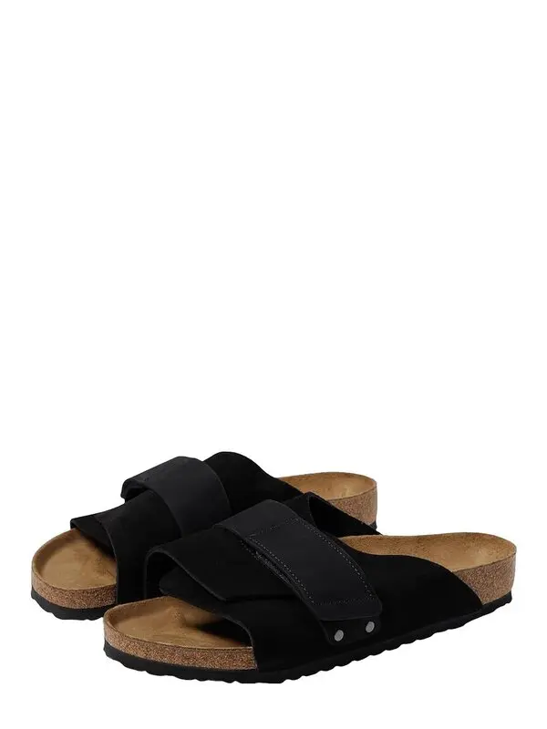 BIRKENSTOCK Kyoto Suede Slide - Black