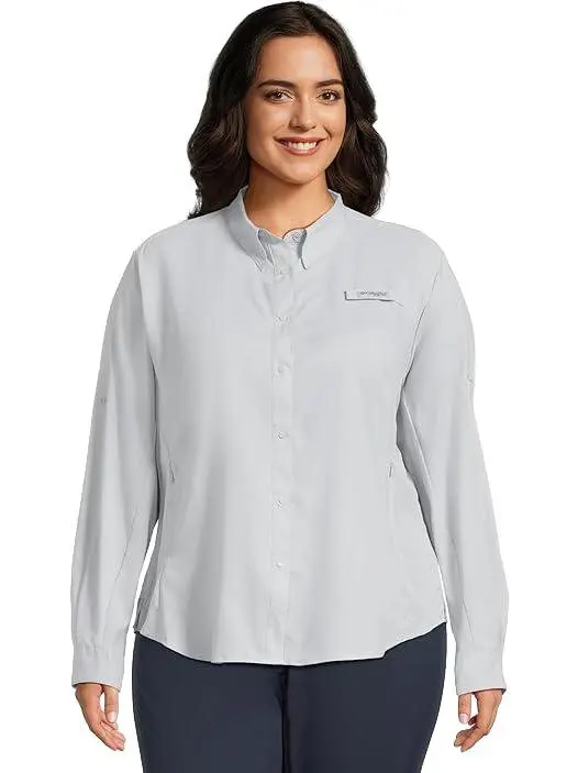 Columbia Tamiami Ii Long Sleeve Shirt - Gray