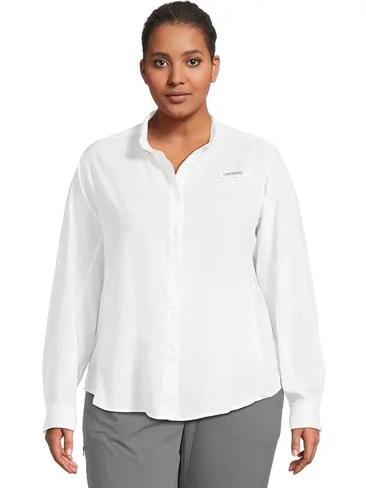 Columbia Tamiami Ii Long Sleeve Shirt - White