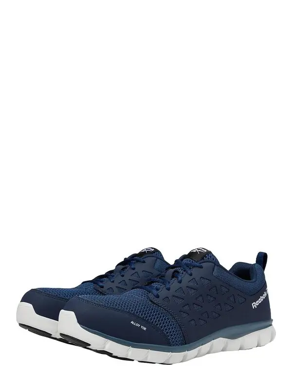 REEBOK Sublite Cushion Work Sd Alloy Toe Athletic Shoes - Navy