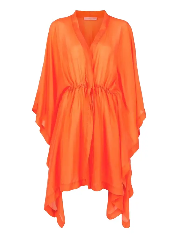 CLUBE BOSSA Nila Draped Dress - Orange