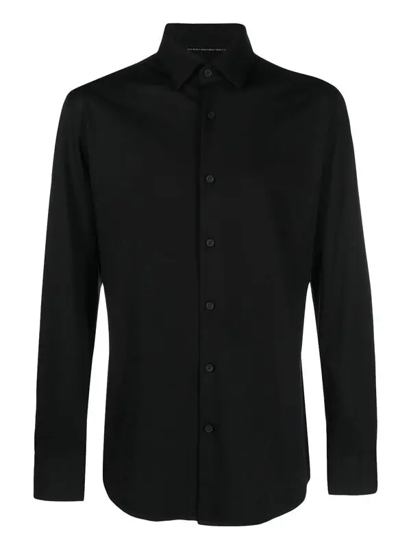 BOSS Tailored Cotton-blend Shirt - Black