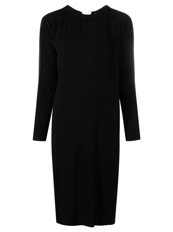 Fabiana Filippi Round-neck Dress - Black