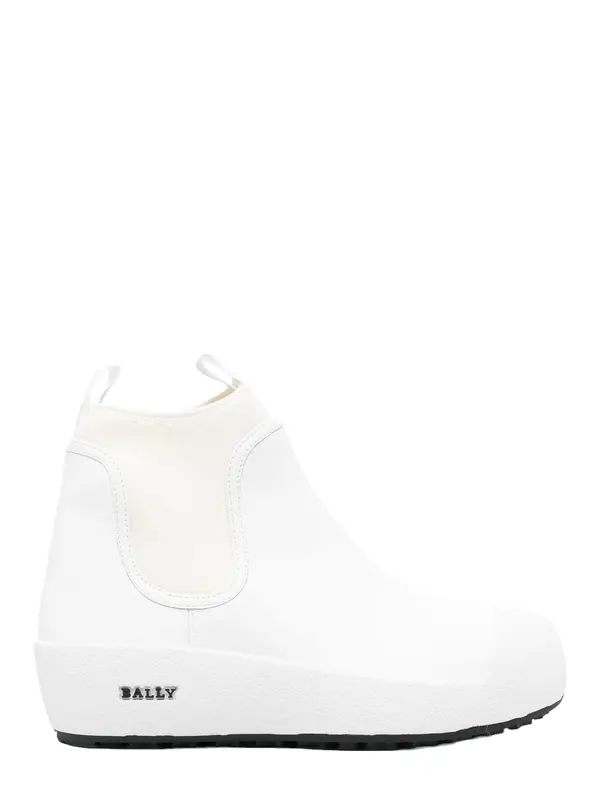 Bally Gadey Flatform Boots - White