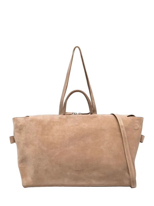 Marsèll Suede Tote Bag - Neutrals