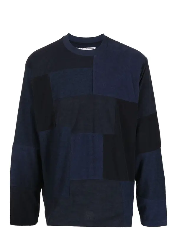 WHITE MOUNTAINEERING Slouchy Paneled Jumper - Blue