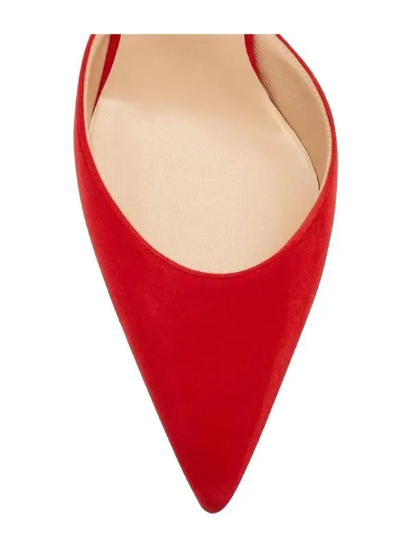Manolo Blahnik Carolyne Kitten-heel Pumps - Red