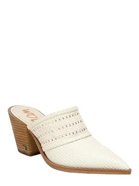 Sam Edelman Lillianna Pointed Toe Mule - Modern Ivory Leather
