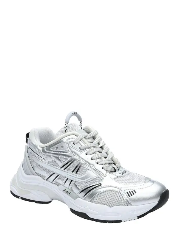 Ash Race Sneaker - Silver/pearl