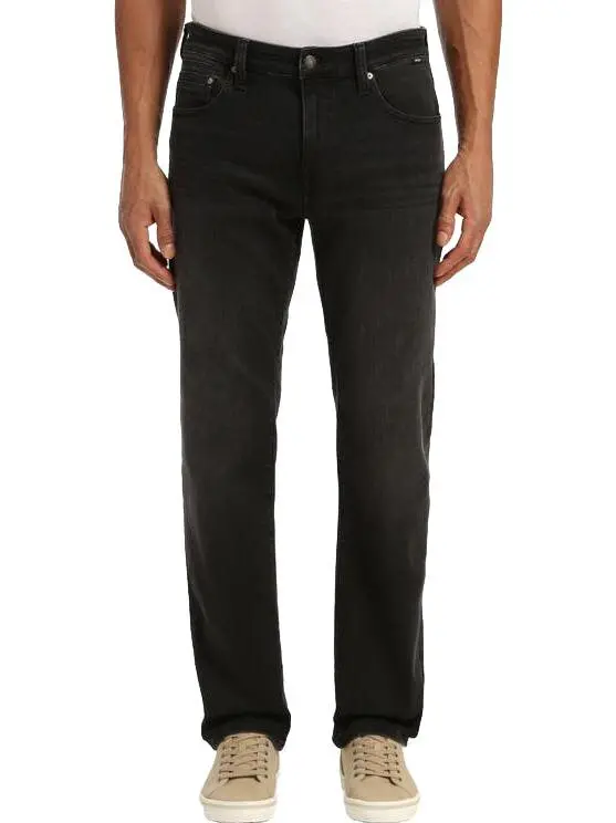 MAVI Zach Straight Leg Jeans - Smoke Williamsburg